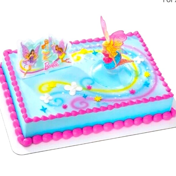 Party Supplies | Barbie Secret Fairy Wings Cake Kit | Poshmark